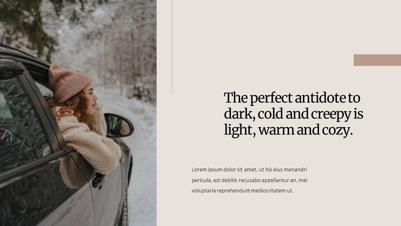 Cozy Winter Google Slides Templates|Lifestyle