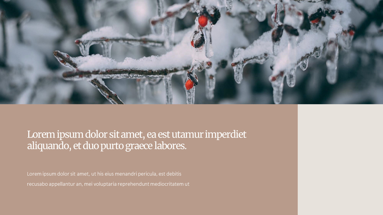 Cozy Winter Google Slides Templates|Lifestyle
