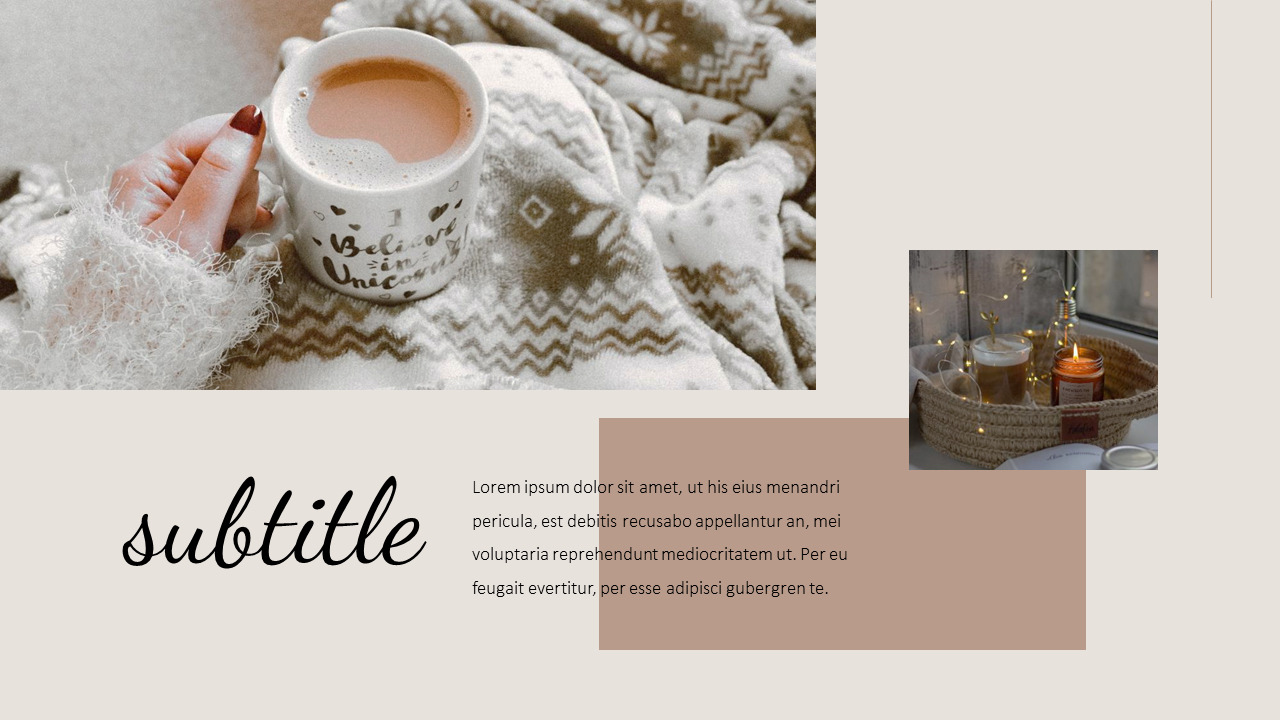 Cozy Winter Google Slides Templates|Lifestyle
