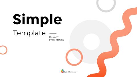 Simple Shape Backgrounds google slides template