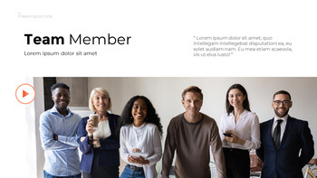 Simple Shape Backgrounds google slides template