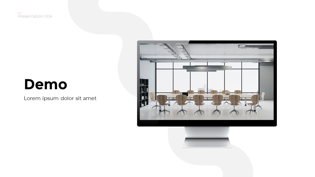 Simple Shape Backgrounds google slides template