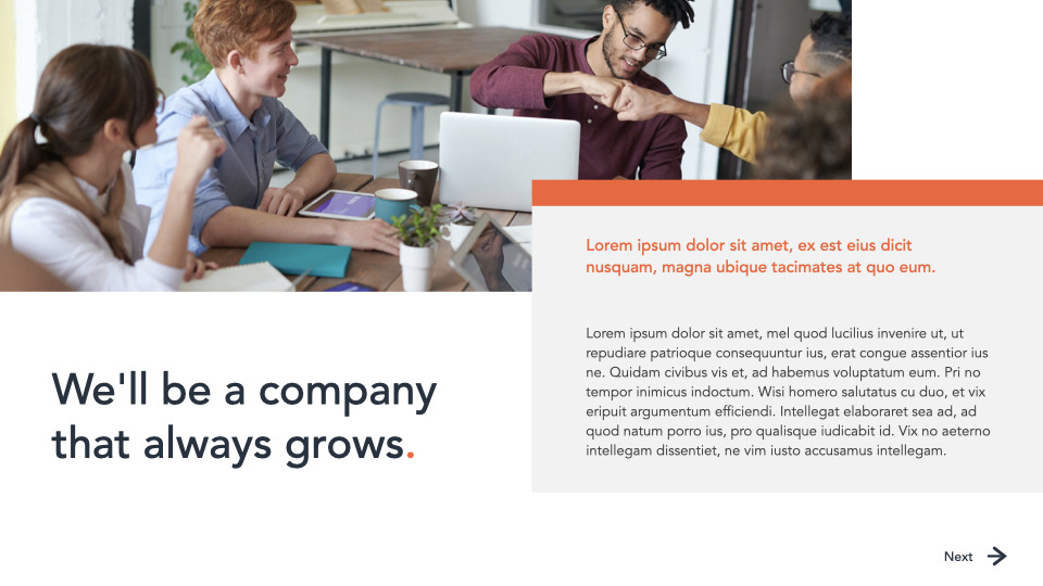 Annual Report Simple Keynote Template