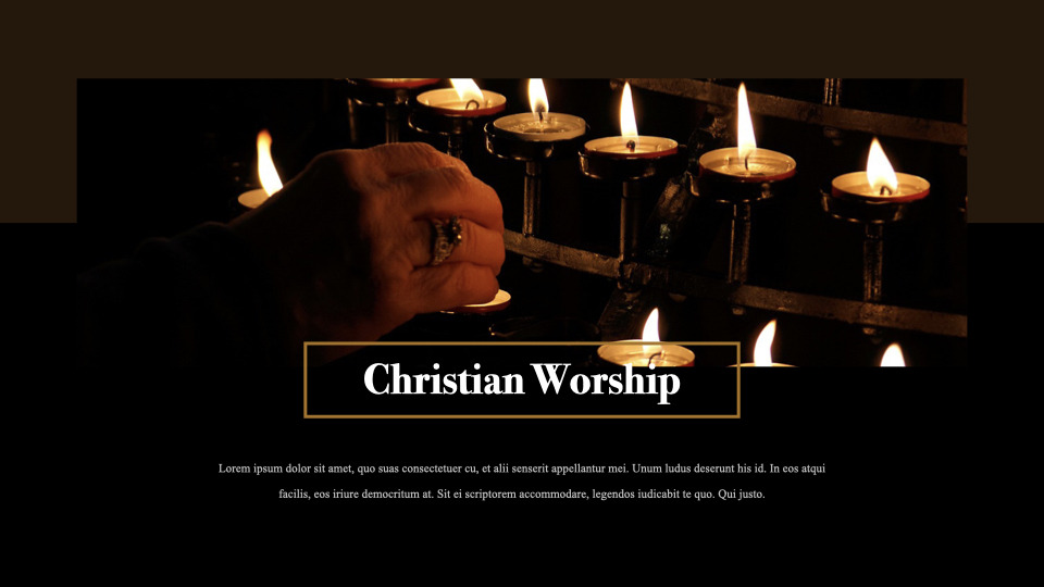 Christian Worship keynote slides|Lifestyle