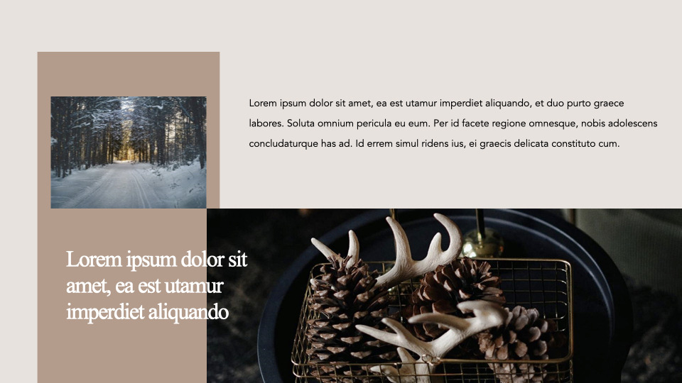 Cozy Winter PowerPoint to Keynote|Lifestyle