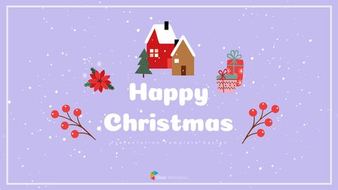 Happy Christmas Presentation Design|Lifestyle|PPT Templates