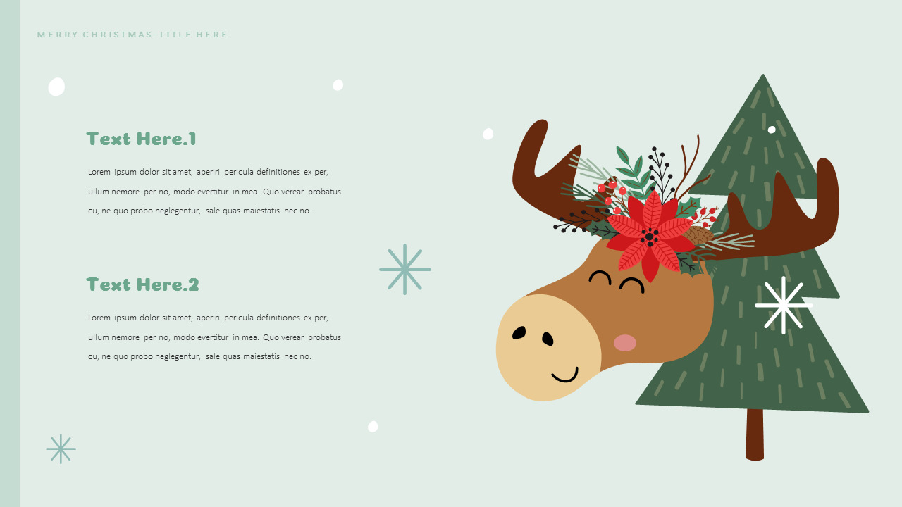 Happy Christmas Presentation Design|Lifestyle|PPT Templates