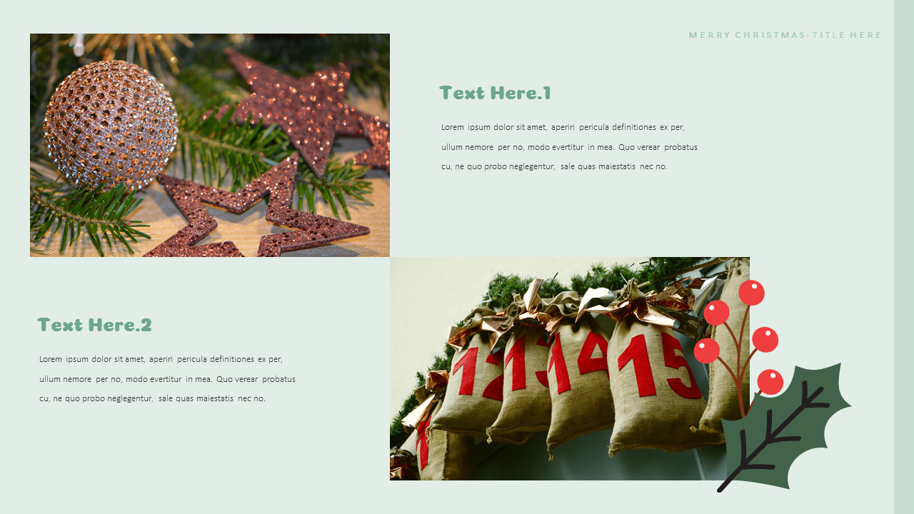 Happy Christmas Presentation Design|Lifestyle|PPT Templates