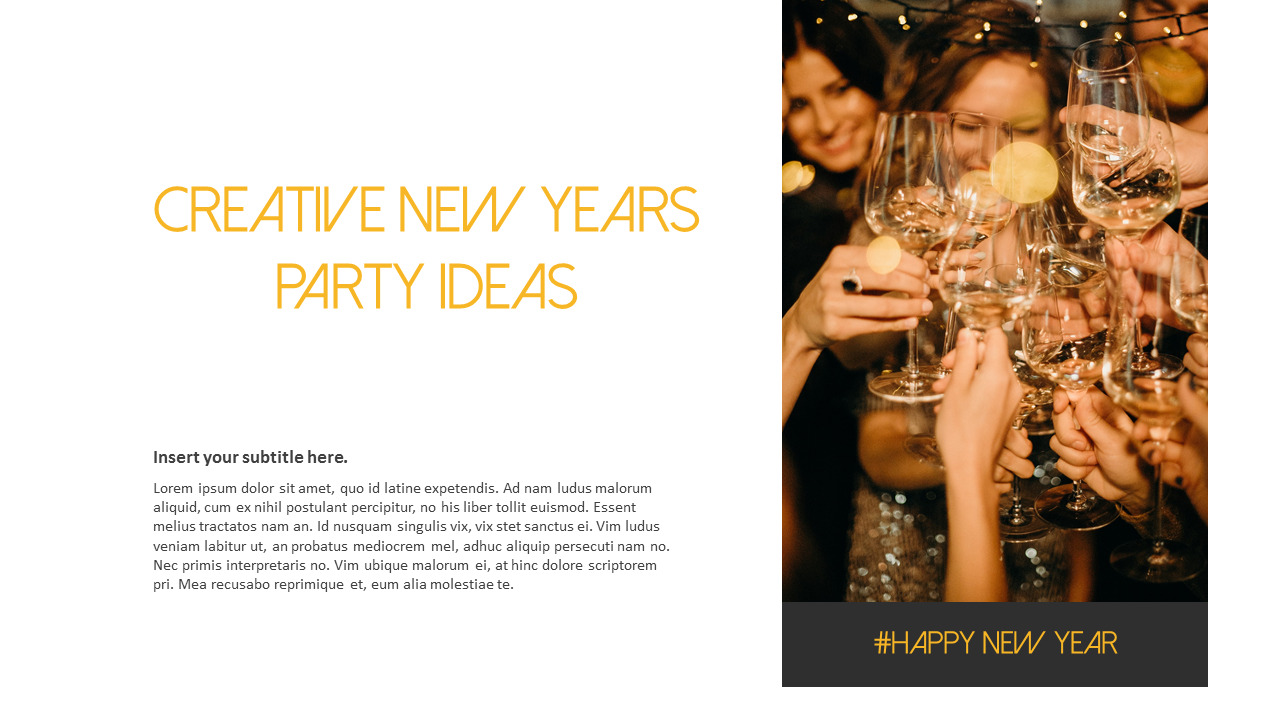 Happy New Year PowerPoint Theme
