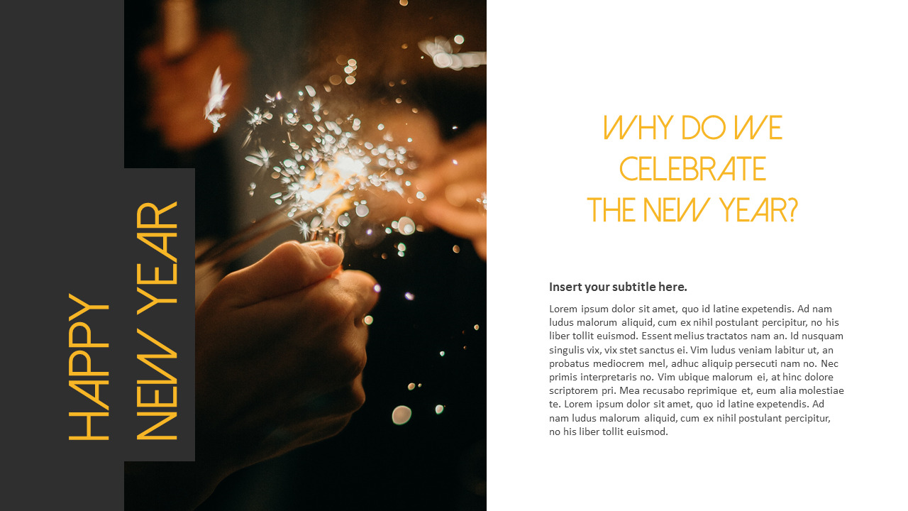 Happy New Year PowerPoint Theme