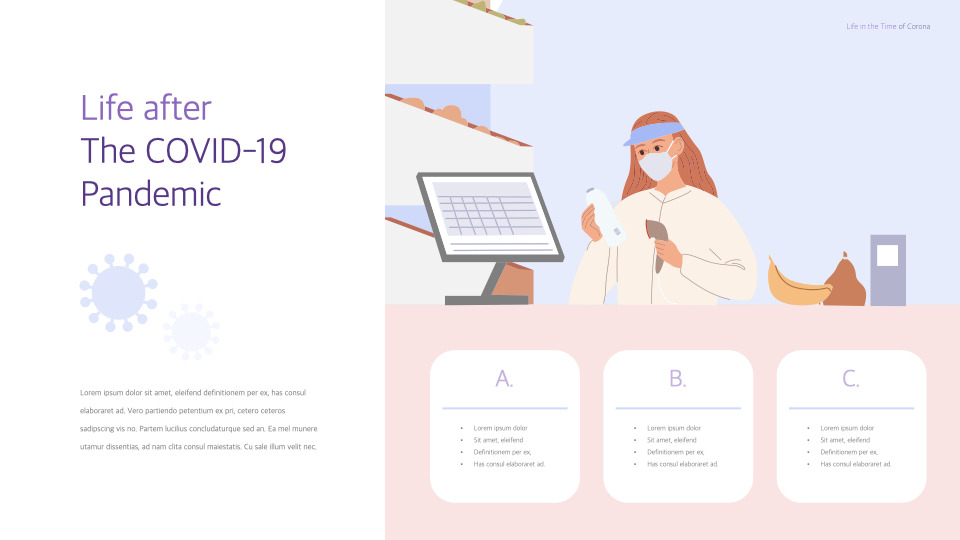 Living with Covid-19 template keynote free