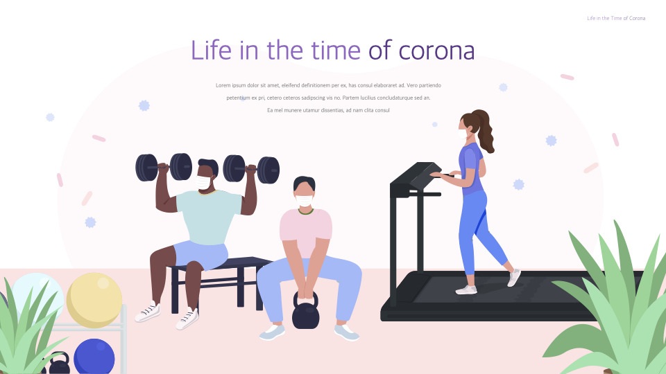 Living with Covid-19 template keynote free