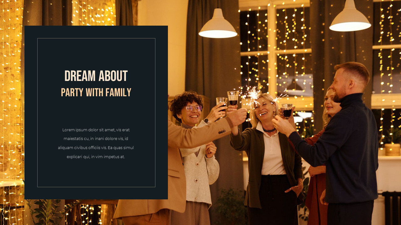 New Year Eve Party PowerPoint Design|Lifestyle|Templates