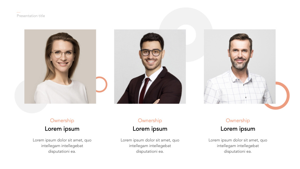 Simple Shape Backgrounds presentation slide design