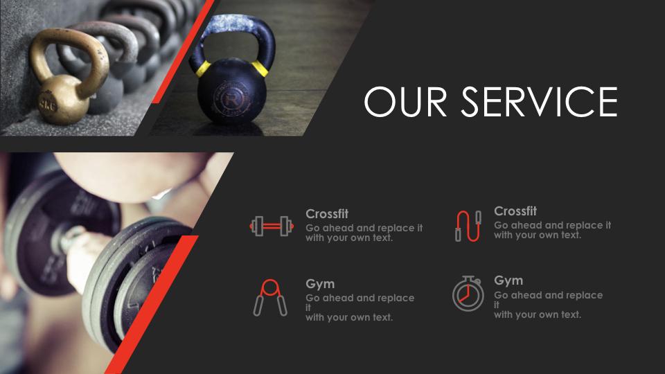 Gym and Fitness Keynote Presentation Template