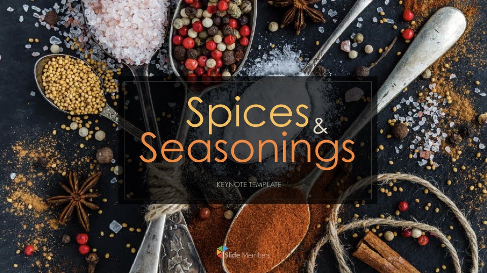 Spices and Seasonings Keynote Design