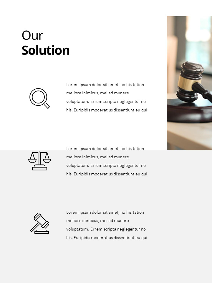 Law Firm Theme Presentation Templates