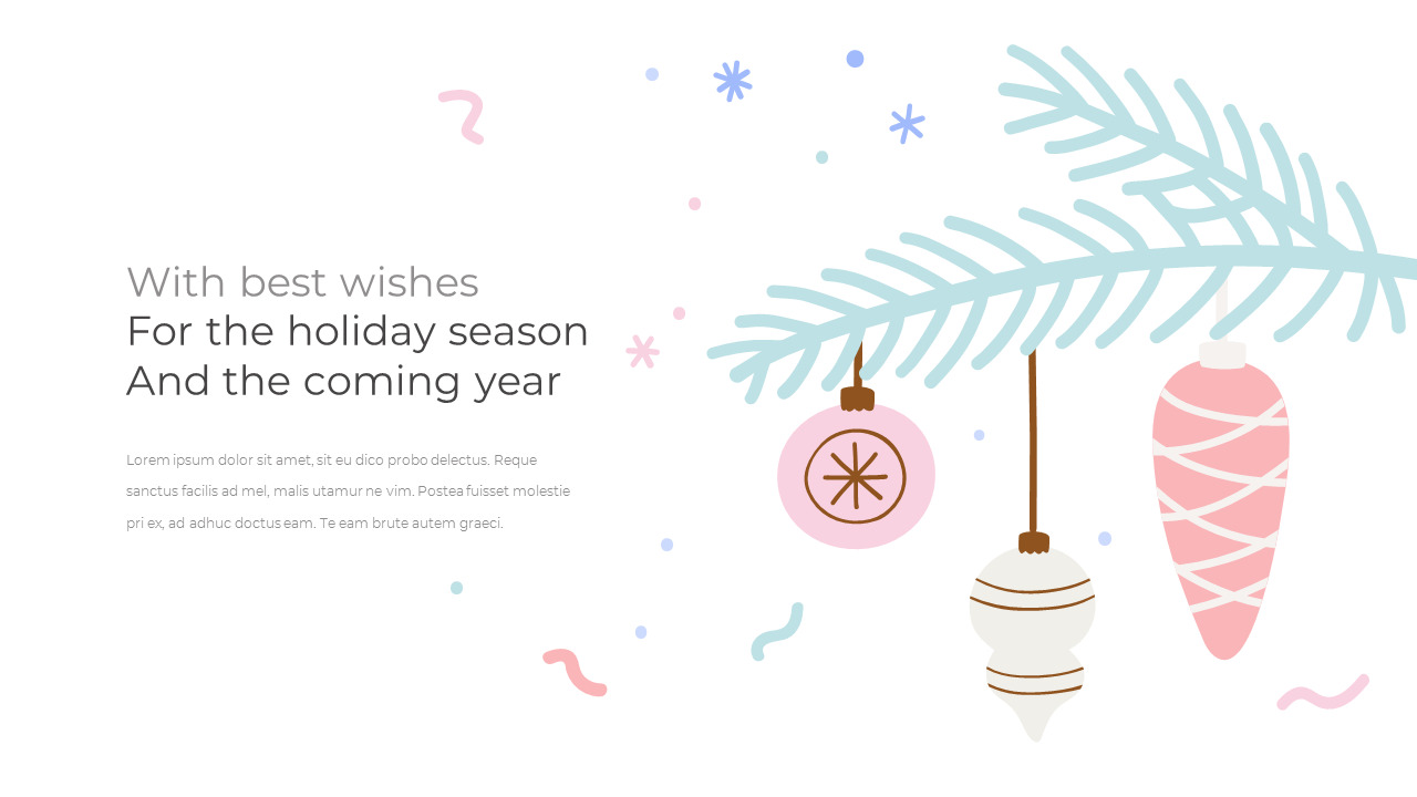 Plantilla De Powerpoint De Felices Fiestas Plantilla De Powerpoint