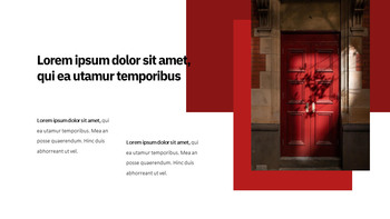 Red Simple Slides Templates|Lifestyle|Google