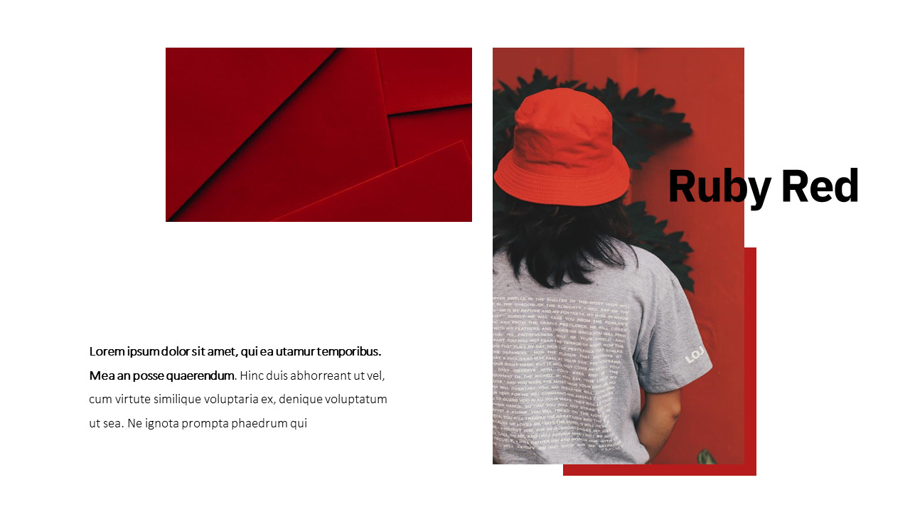 Red Simple Slides Templates|Lifestyle|Google