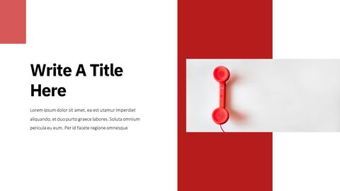 Red Simple Slides Templates|Lifestyle|Google