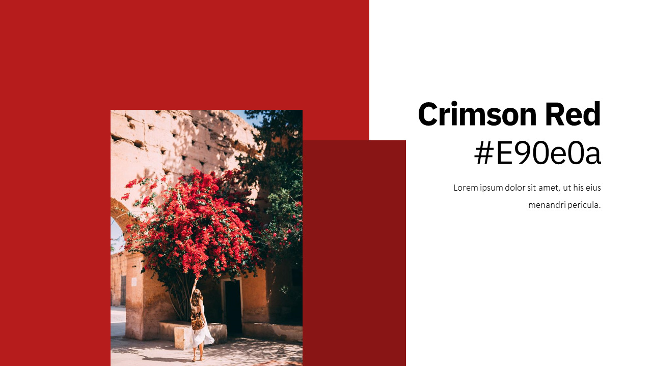 Red Simple Slides Templates|Lifestyle|Google