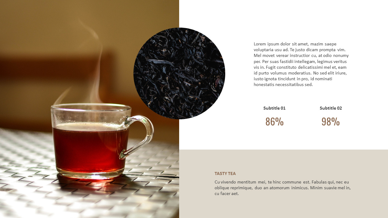 Tasty Tea PowerPoint to Google Slides|Lifestyle
