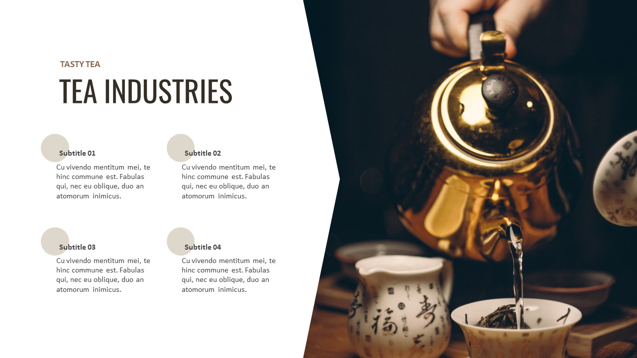 Tasty Tea PowerPoint to Google Slides|Lifestyle