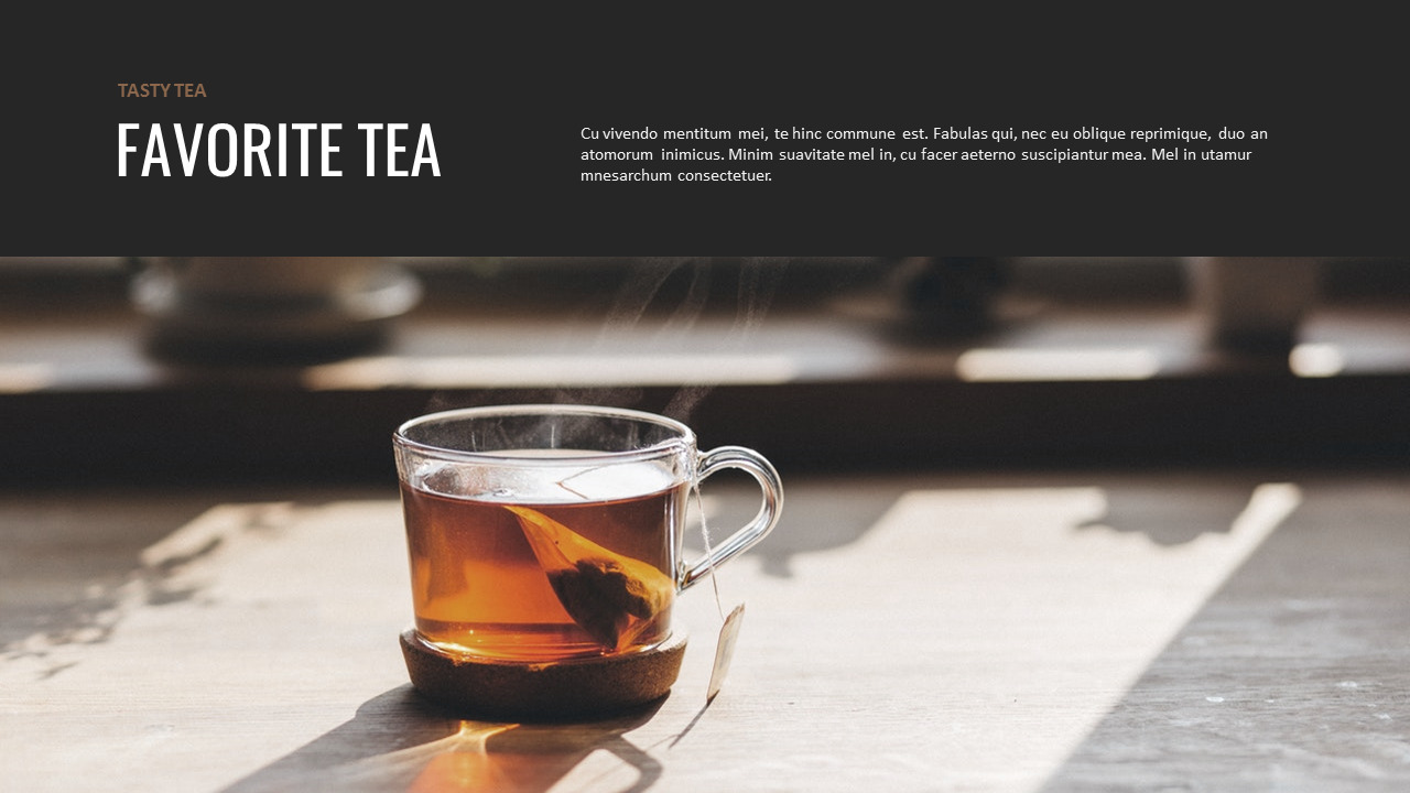Tasty Tea PowerPoint to Google Slides|Lifestyle