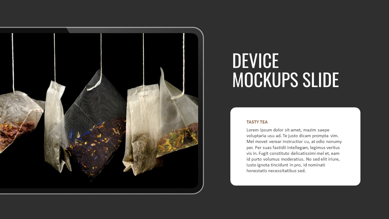 Tasty Tea PowerPoint to Google Slides|Lifestyle