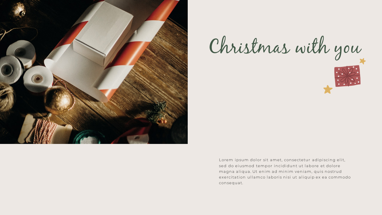 A Very Merry Christmas Presentation Format