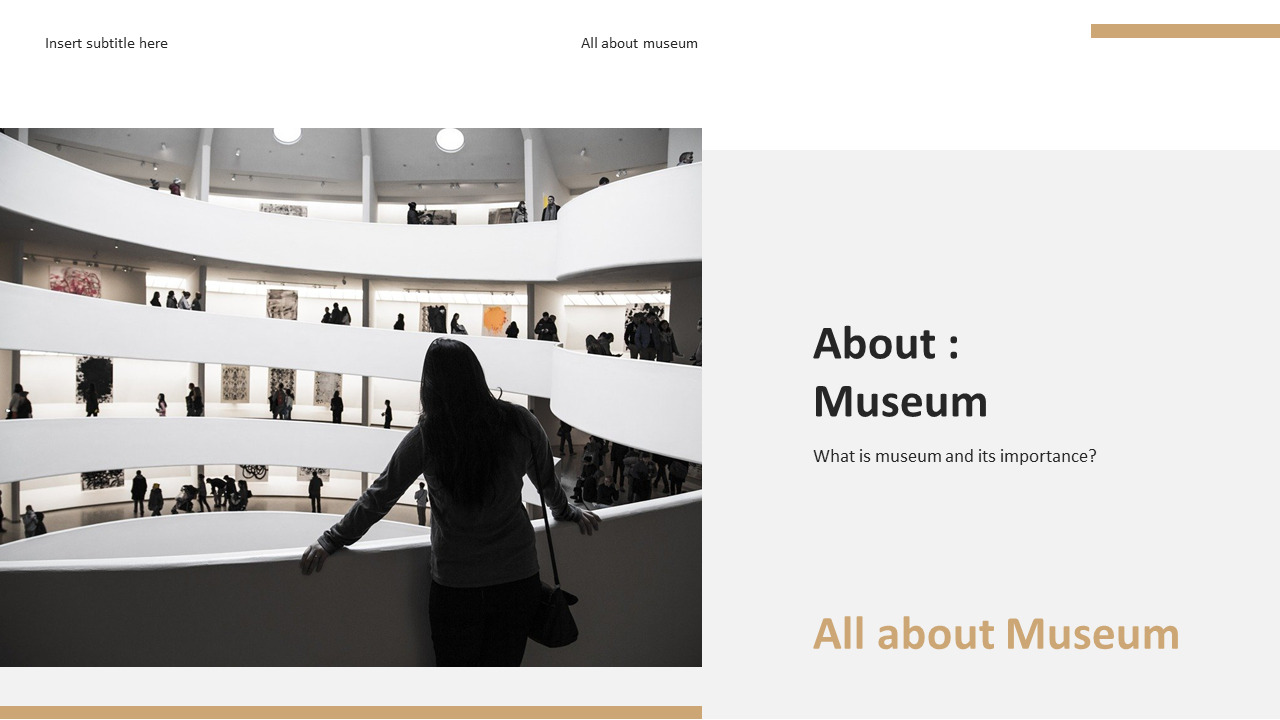 Museum PowerPoint Backgrounds