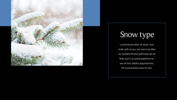 Snow presentation slide|Lifestyle|PPT Templates