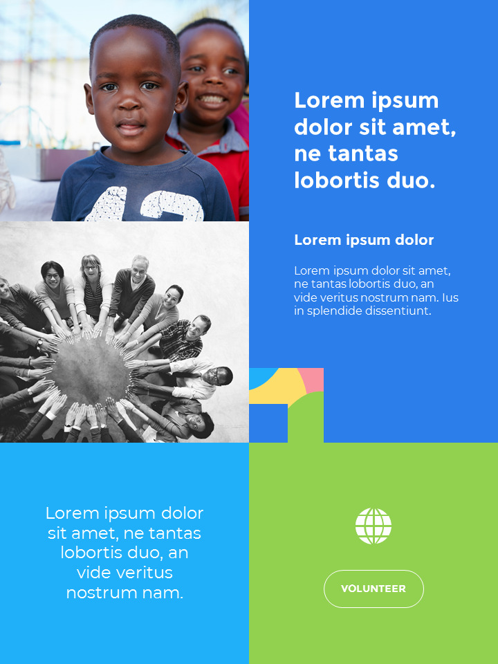 Group of Volunteer PowerPoint Design