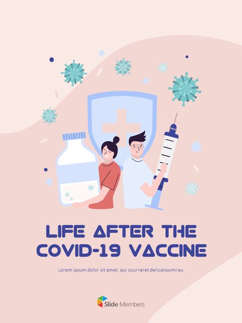 Life after the COVID-19 vaccine Theme Presentation Templates