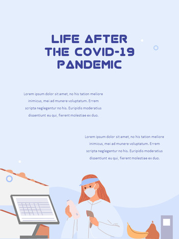 Life after the COVID-19 vaccine Theme Presentation Templates