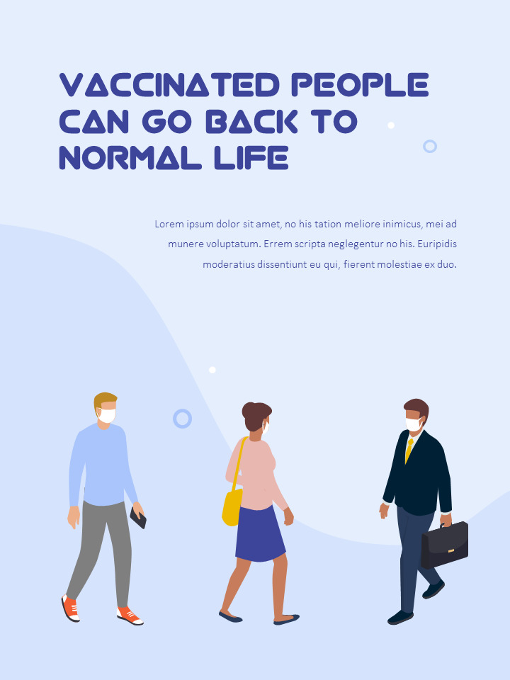 Life after the COVID-19 vaccine Theme Presentation Templates