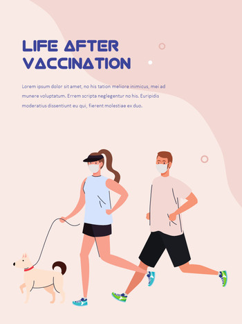 Life after the COVID-19 vaccine Theme Presentation Templates