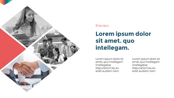 Overlapping Creative Business PPT Design