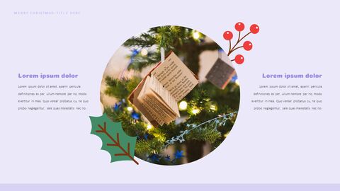 Happy Christmas template google slides|Lifestyle
