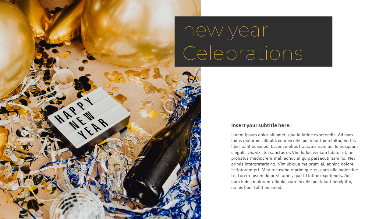 Happy New Year Google Slides Templates for Your Next Presentation
