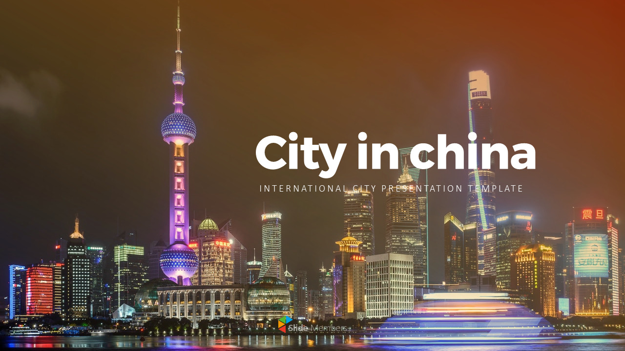 city in china PPT PowerPoint|Lifestyle|Templates