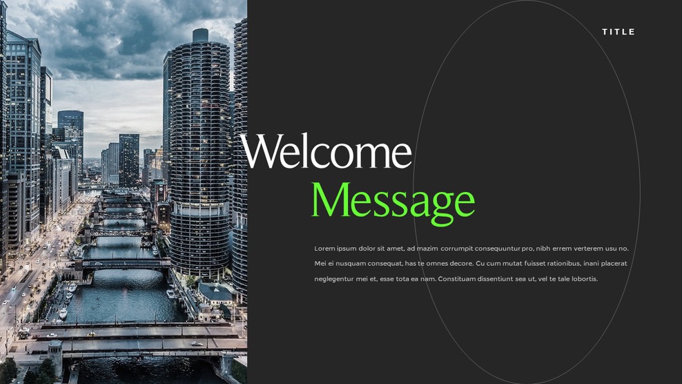 Cityscape Presentation PowerPoint Templates Design