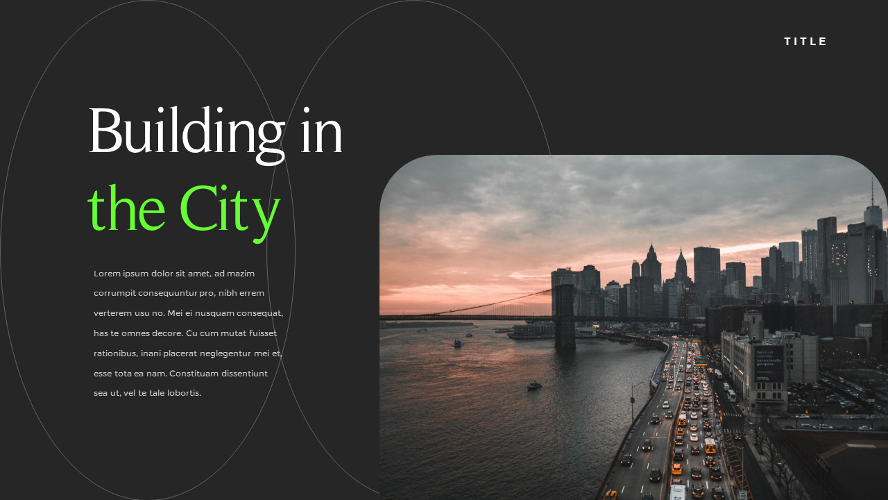 Cityscape Presentation PowerPoint Templates Design
