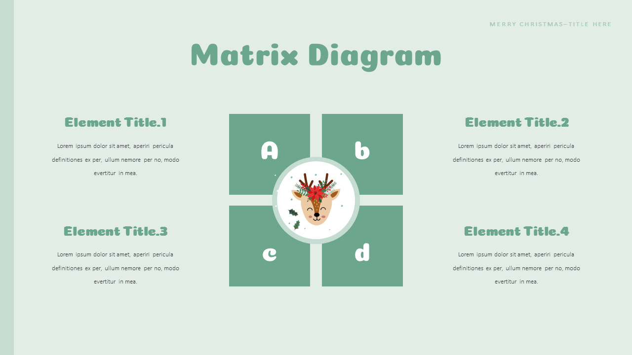 Happy Christmas template google slides|Lifestyle