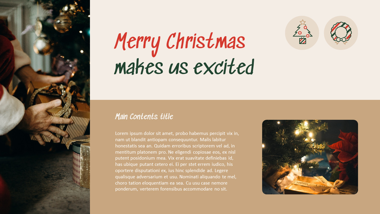 Merry Christmas Google Slides Presentation