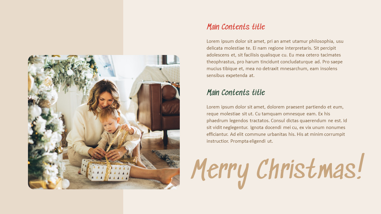 Merry Christmas Google Slides Presentation