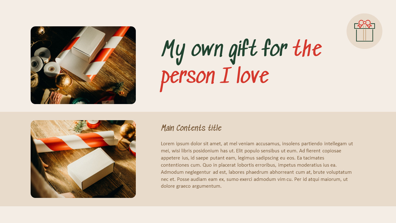 Merry Christmas Google Slides Presentation