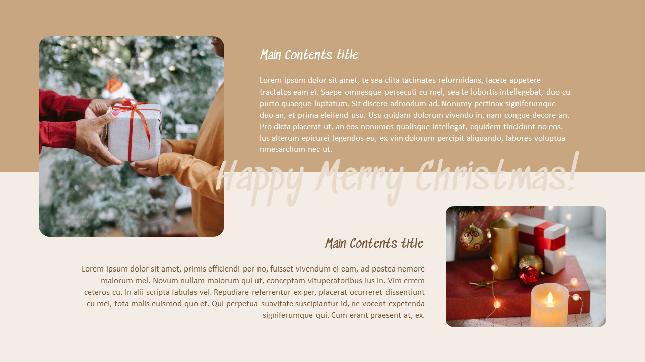 Merry Christmas Google Slides Presentation