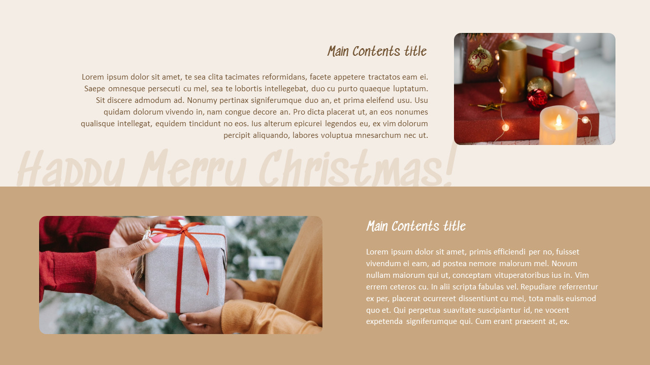 Merry Christmas Google Slides Presentation